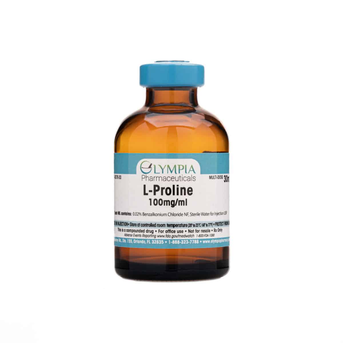 L-Proline Injection, 100mg/mL | Amino Acid for Skin & Joints L-Proline Injection, 100mg/mL | Amino Acid for Skin & Joints