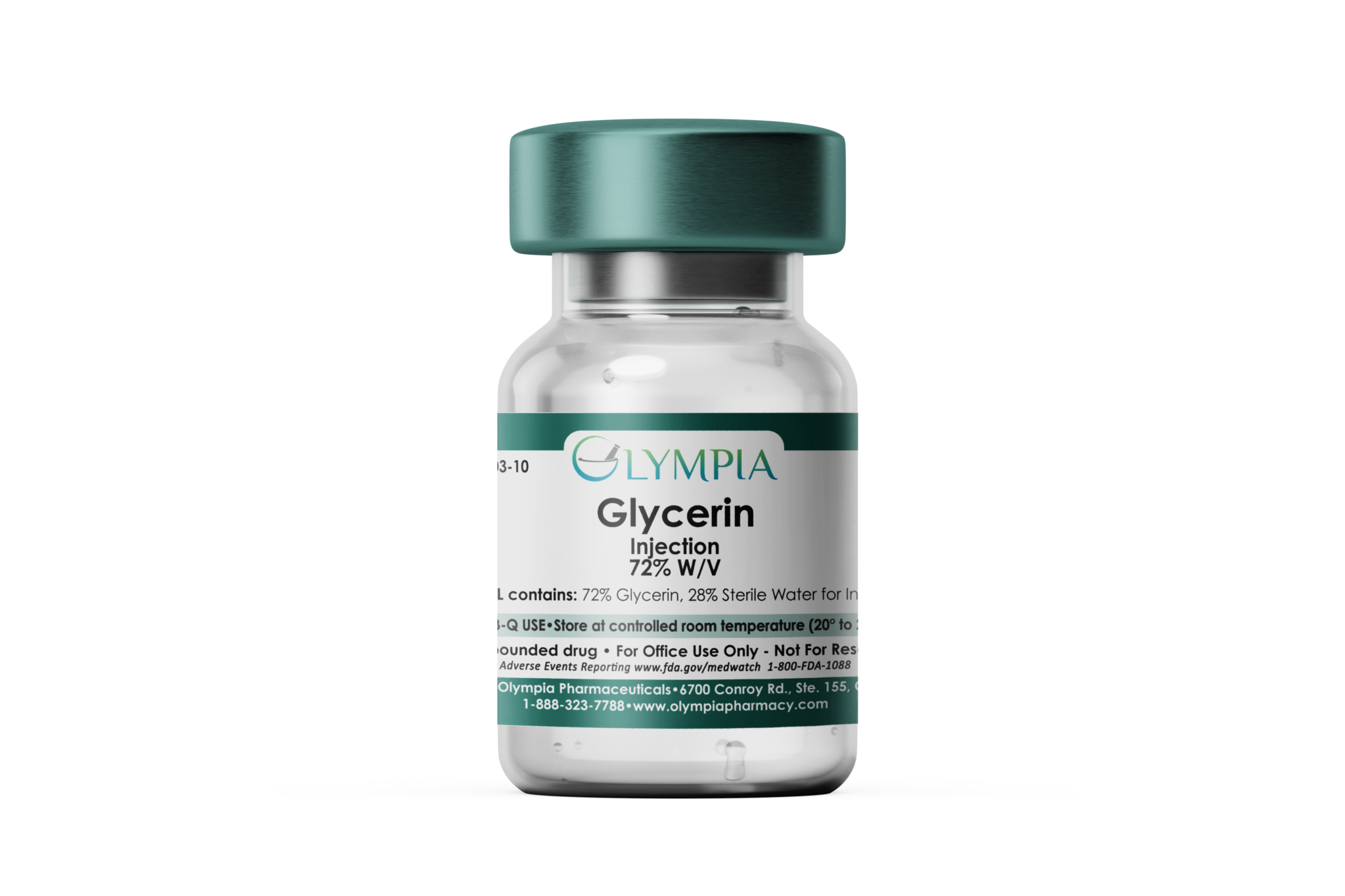Glycerin Injection 72% | Olympia Pharmaceuticals