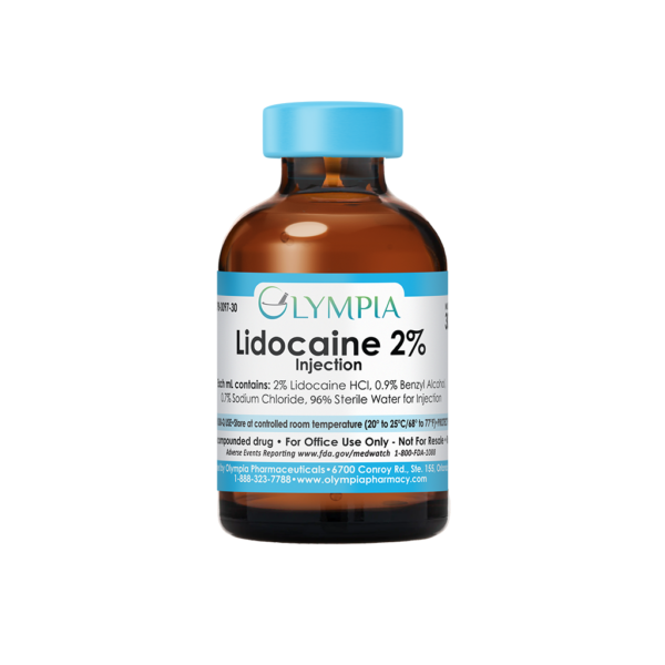 Lidocaine HCl Injection 1% (10mg/mL) | Olympia Pharmacy